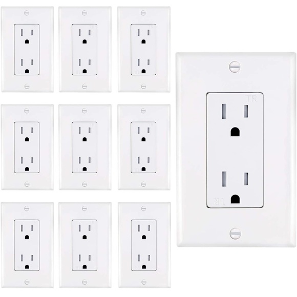 Amazon | Other | 5a Tamper Resistant Standard Wall Outlet Decorative ...